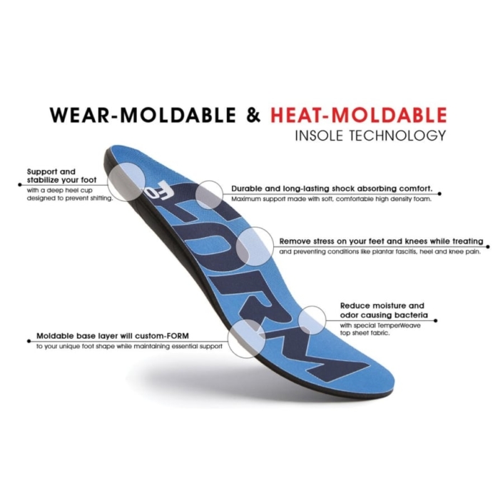 FORM Premium Heat Moldable Insoles - Maximum – ergogo